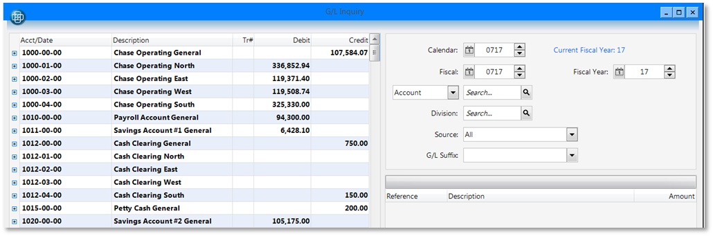 General ledger cheat sheet